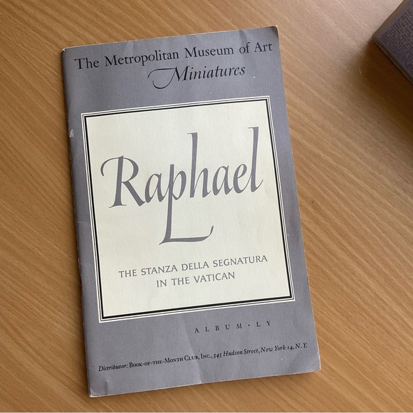 Art | Vintage 1953 The Metropolitan Museum Of Art Miniatures Raphael Album Book | Poshmark